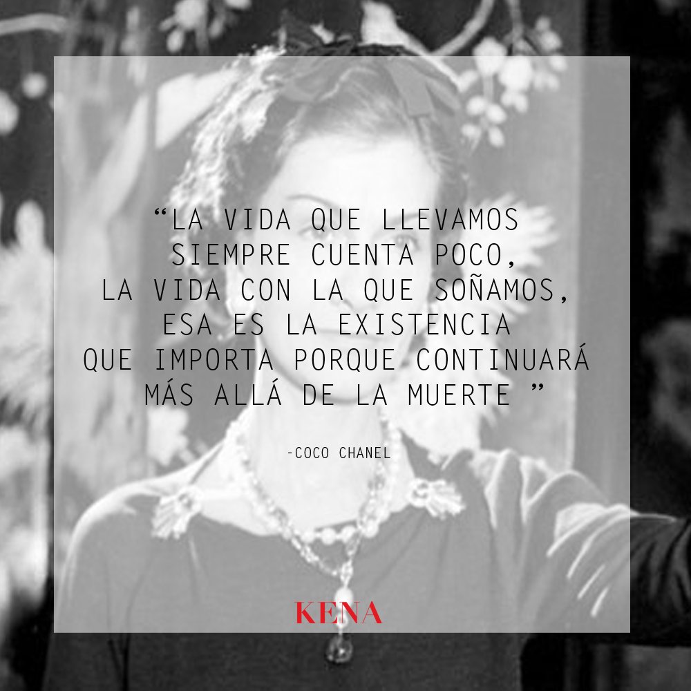 10 frases de Coco Chanel para llevar a la vida | Revista KENA México