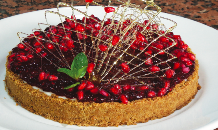 Receta de Tarta de queso y granada, un postre inolvidable | Revista ...