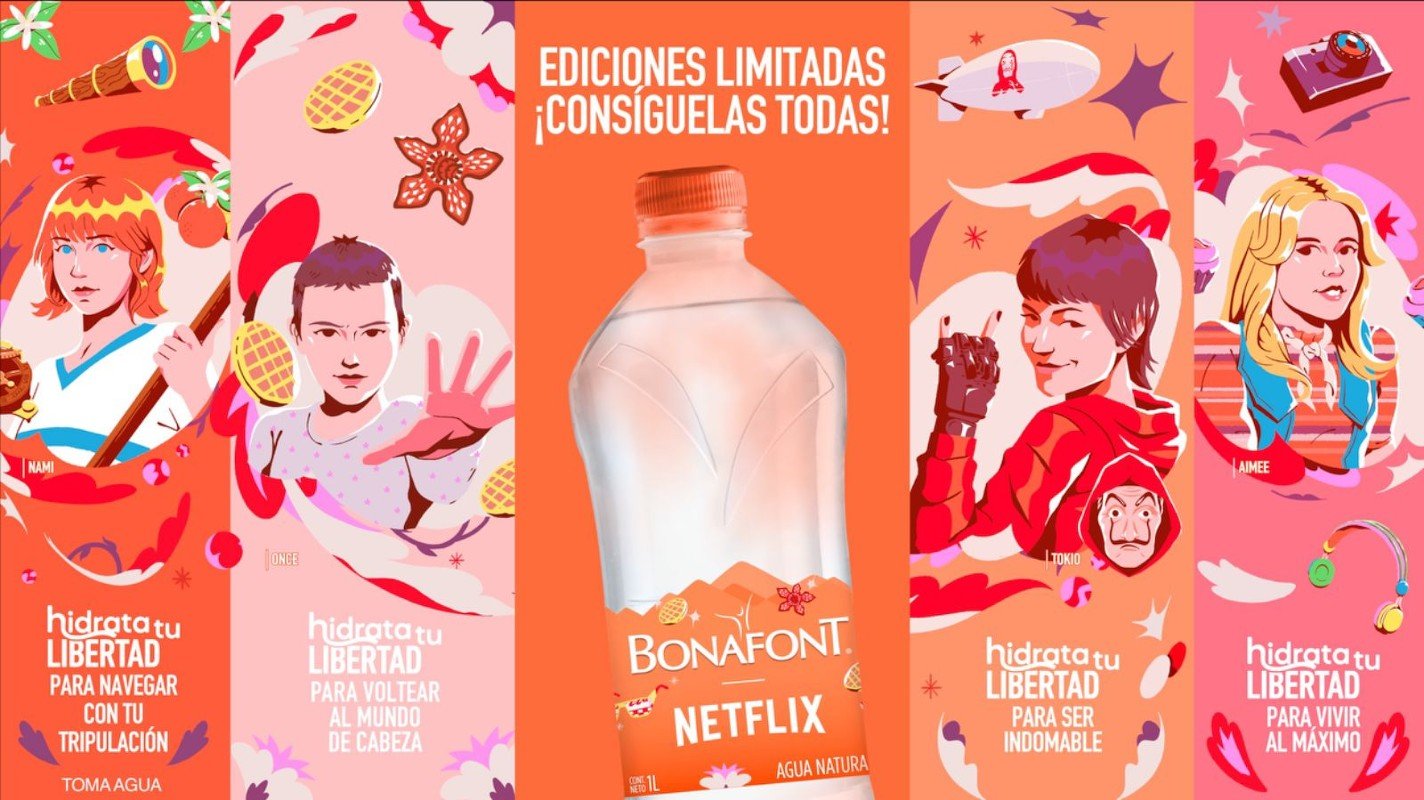 Bonafont y Netflix unen fuerzas en nueva campaña | Revista KENA México